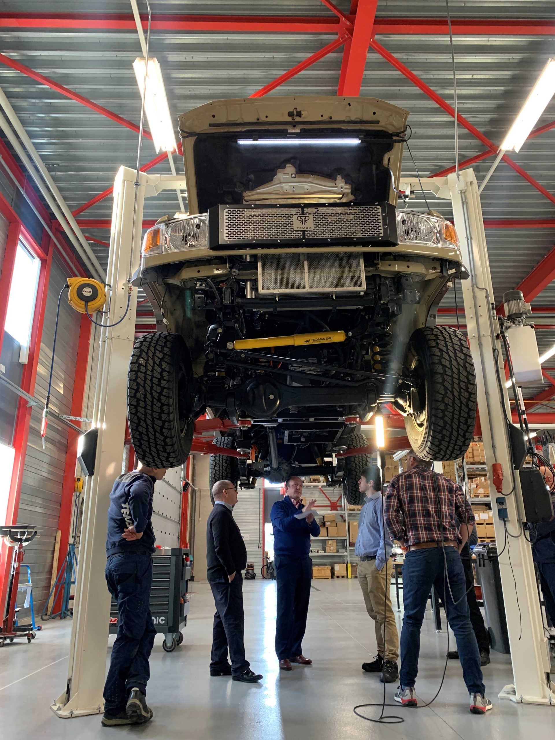 ETC Mauritius Ceo Sacha Cook Visits Tembo’s Eindhoven Facility - Tembo e-LV